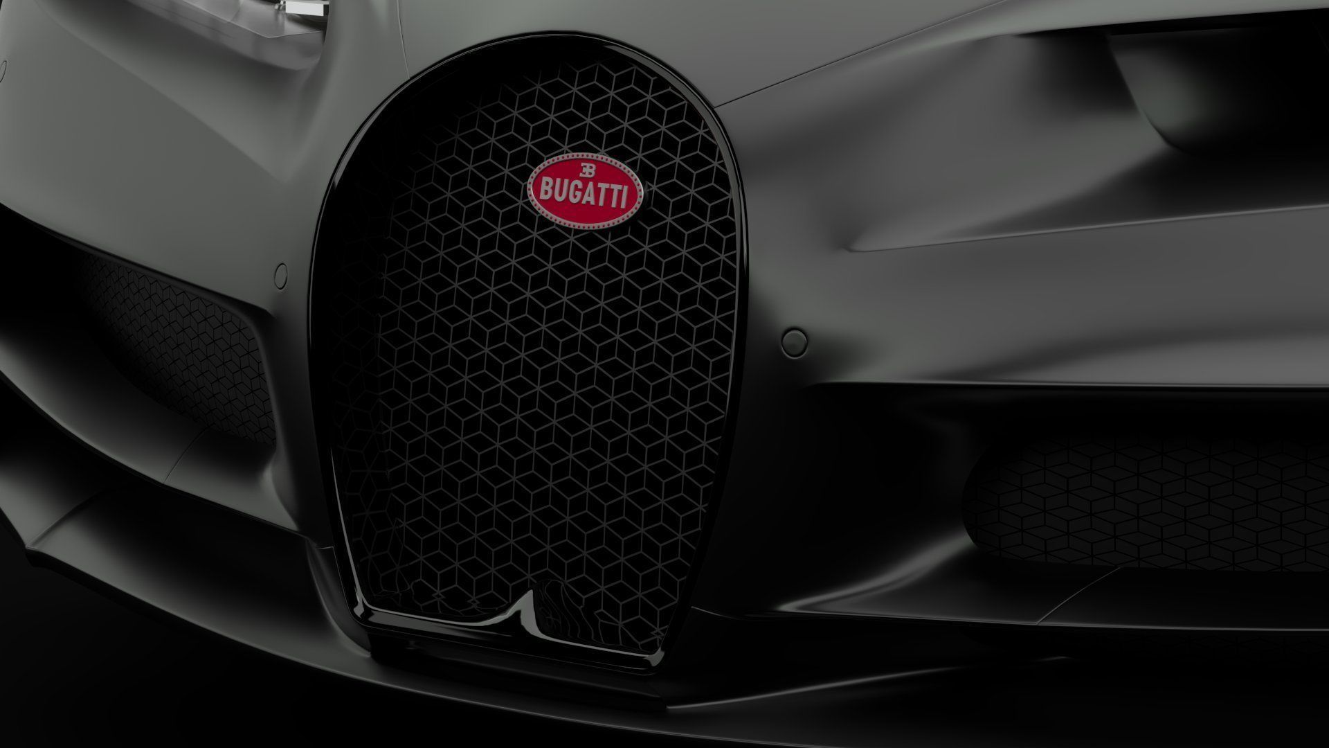 Bugatti Chiron Sport 2021 Matte 3D model animated | CGTrader