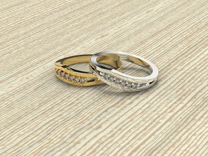 simple ring 3D model 3D printable | CGTrader
