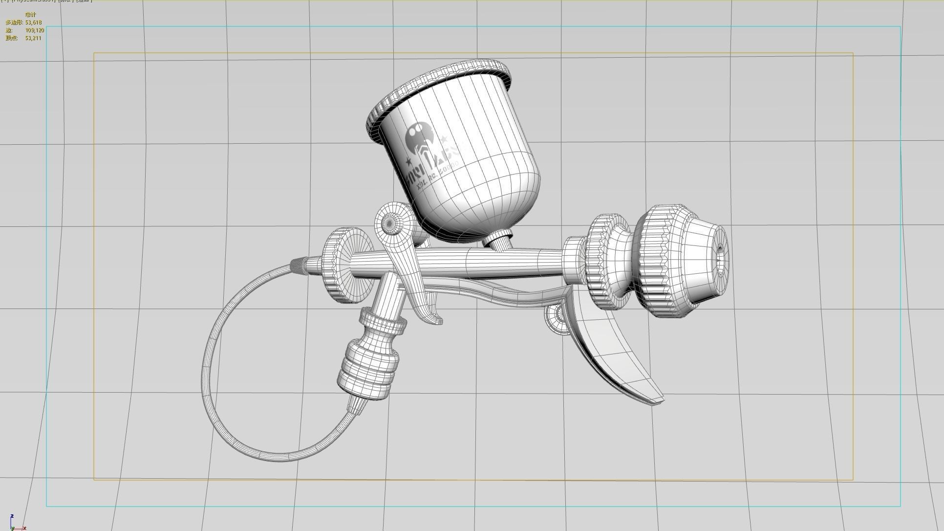 Splatoon weapon 3D model | CGTrader