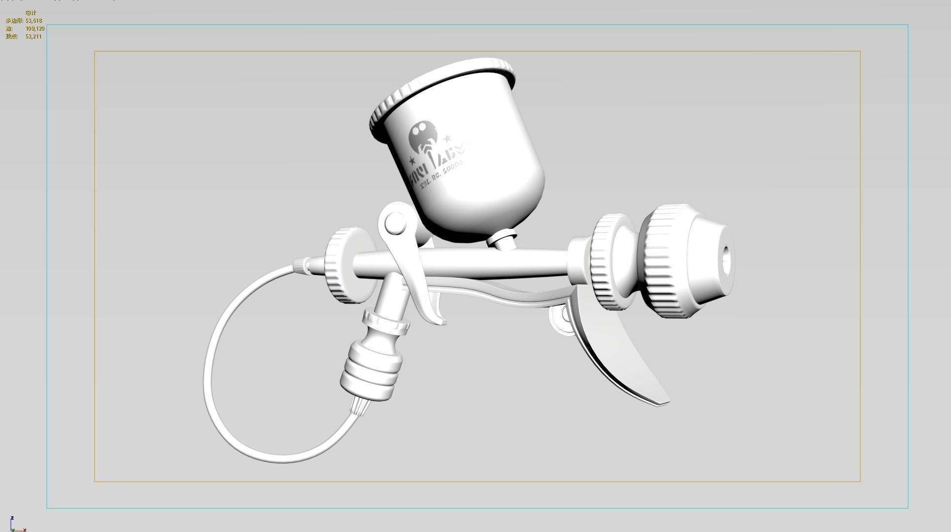 Splatoon weapon 3D model | CGTrader