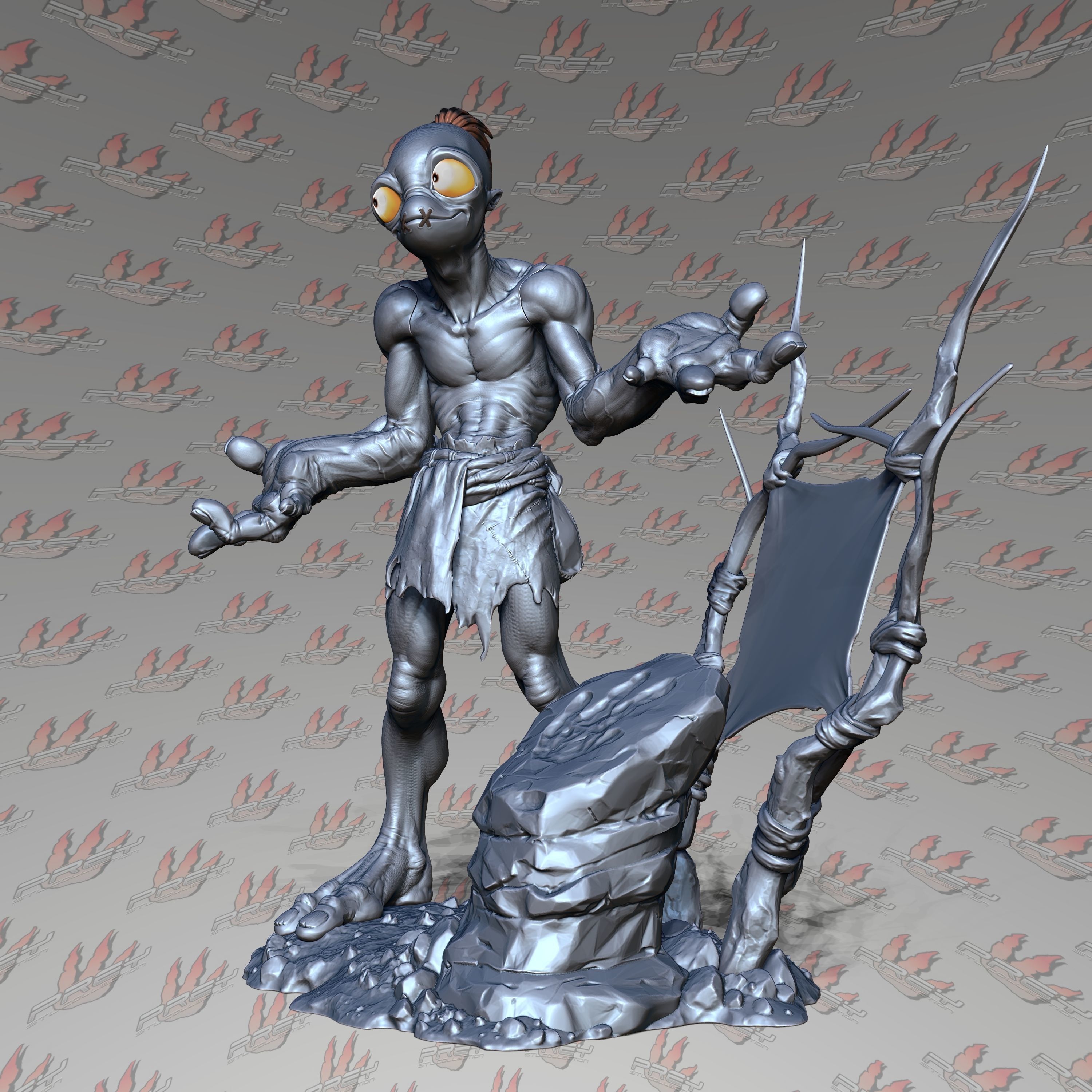 ABE ODDWORLD 3D model 3D printable | CGTrader
