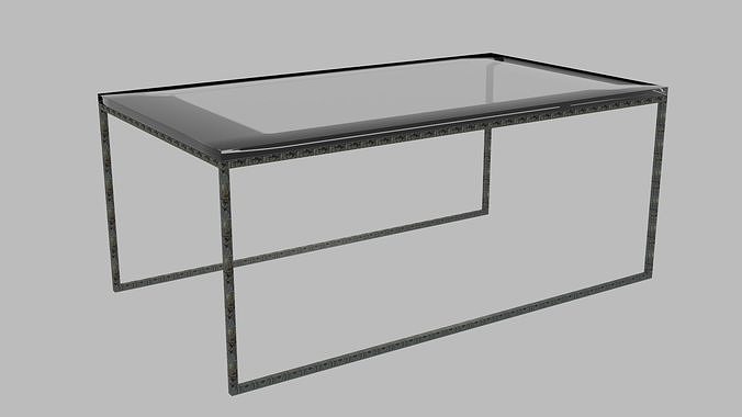 GLASS MONEY TABLE free VR / AR / low-poly 3D model | CGTrader