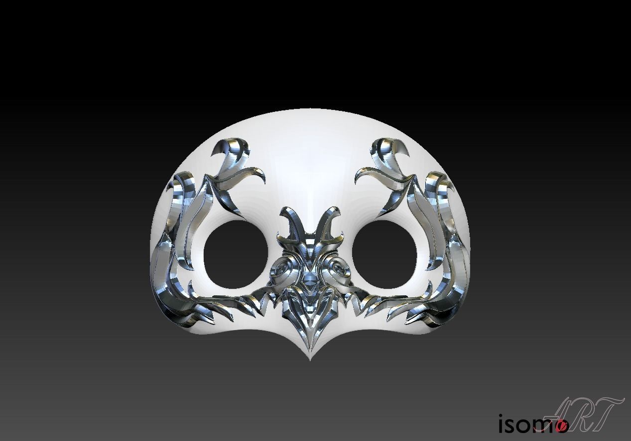 Unsundered Ascian Mask - FFXIV by SquareEnix free 3D model 3D printable ...