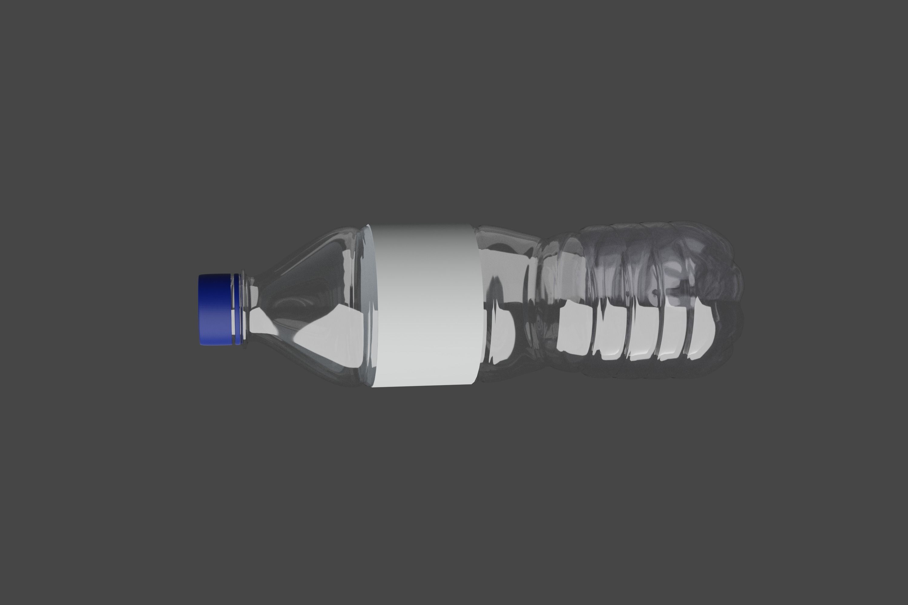 Plastic water bottle free 3D model | CGTrader