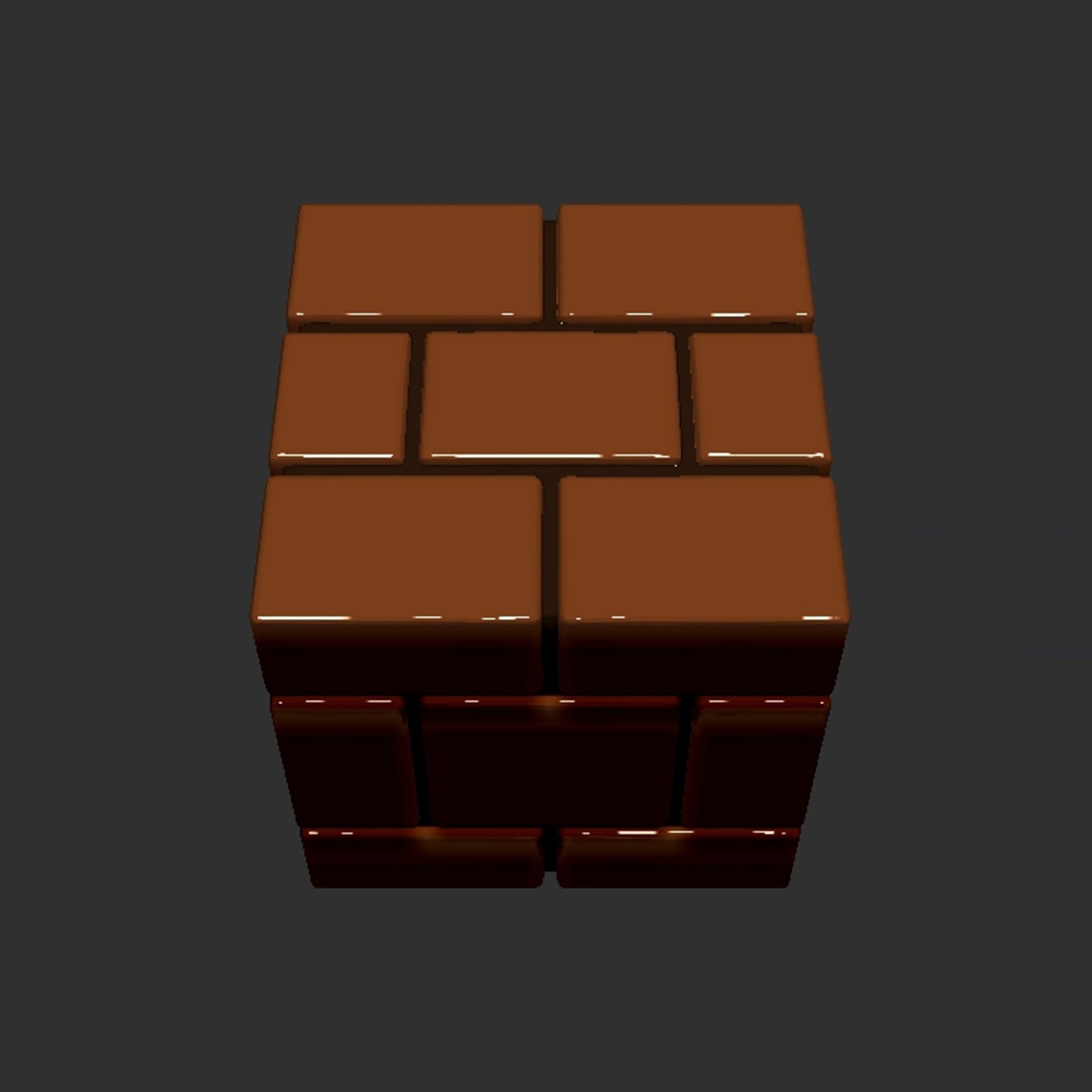 Mario Brick Block 3D model 3D printable | CGTrader