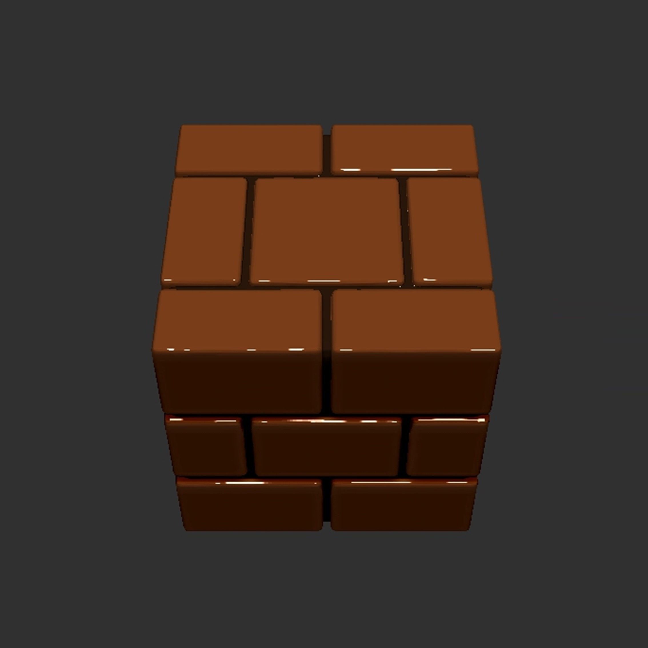 Mario Brick Block 3D model 3D printable | CGTrader