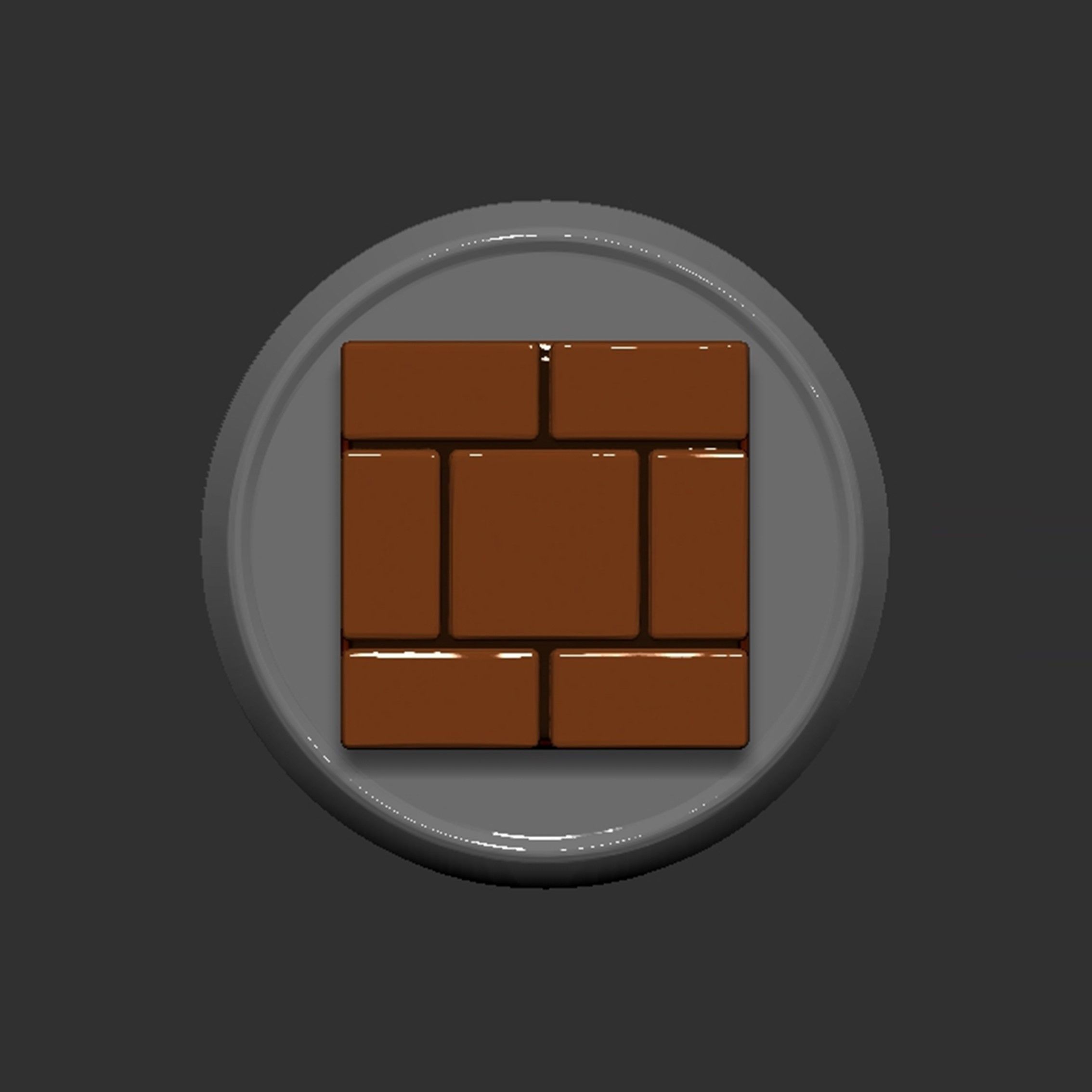 Mario Brick Block Based 3D model 3D printable | CGTrader