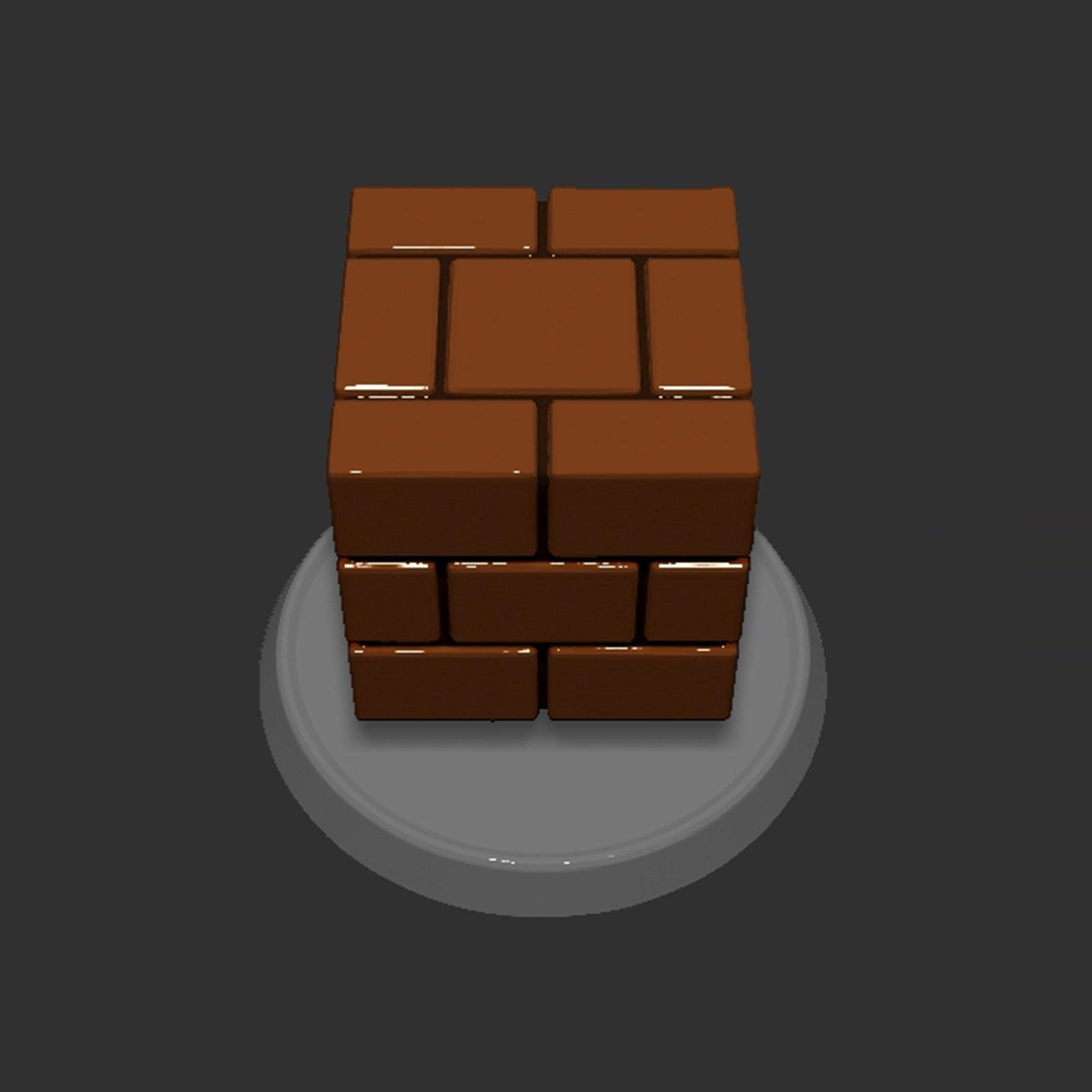 Mario Brick Block Based 3D model 3D printable | CGTrader