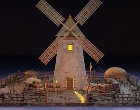 Animated Mill 3D Models | CGTrader