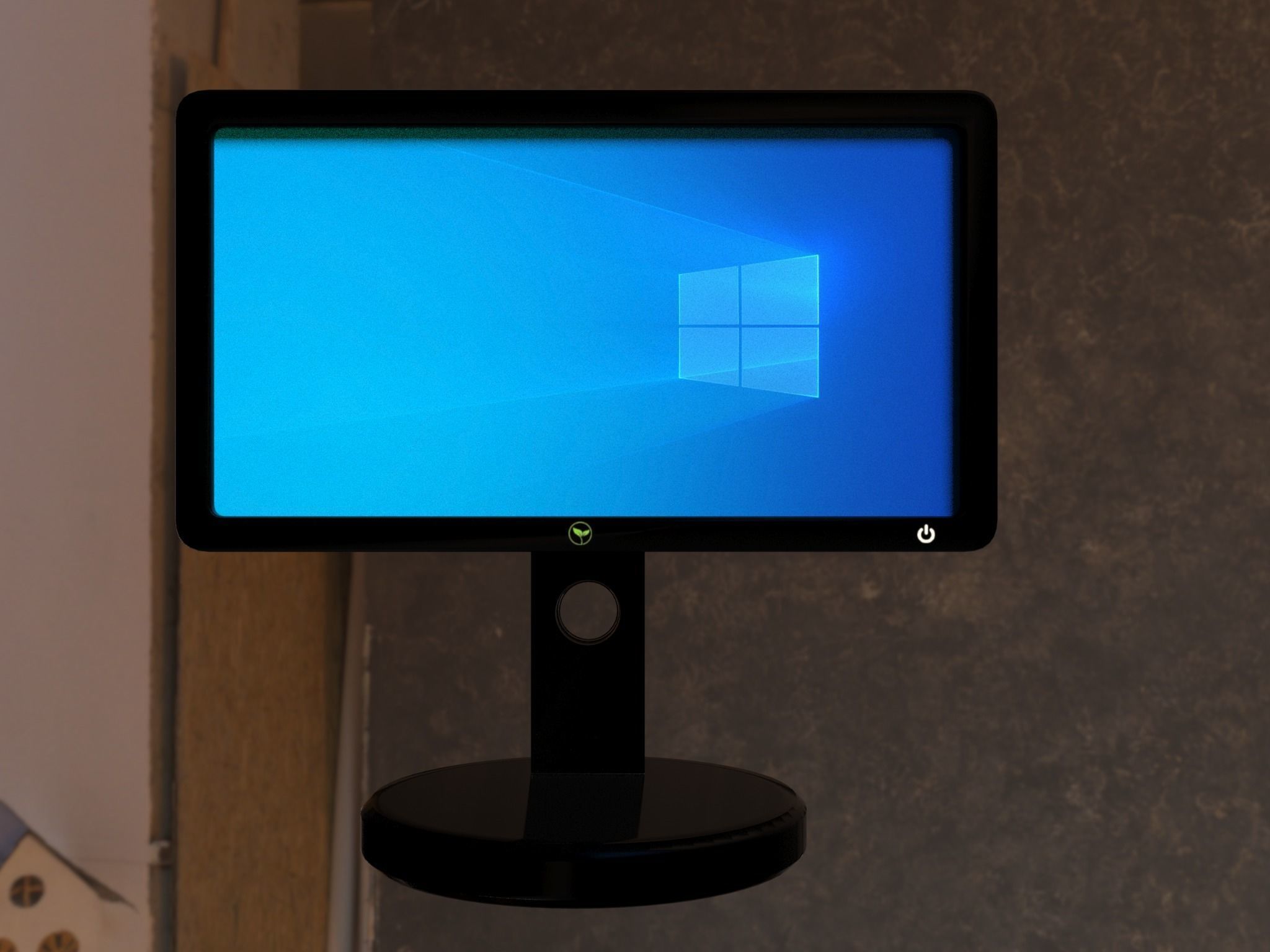 3D model Computer Monitor VR / AR / low-poly | CGTrader