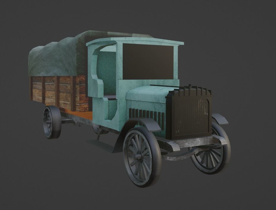 3D model Brockway K-2 VR / AR / low-poly | CGTrader