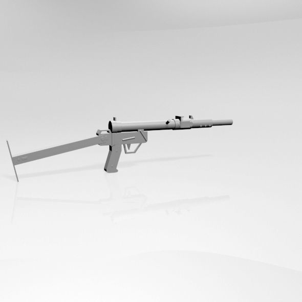 Sten Gun 01 3D model | CGTrader