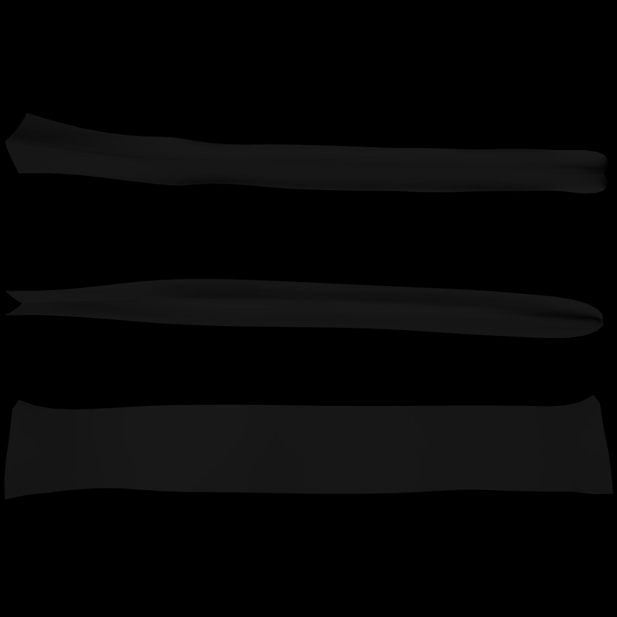 3D model Neck Collar With Strings Tie VR / AR / low-poly | CGTrader