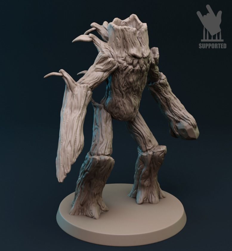 Ent warrior 3D model 3D printable | CGTrader