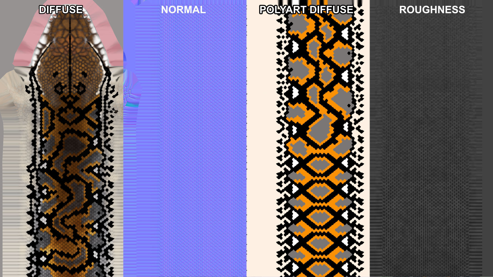 3D model Reticulated Python - Animated VR / AR / low-poly | CGTrader