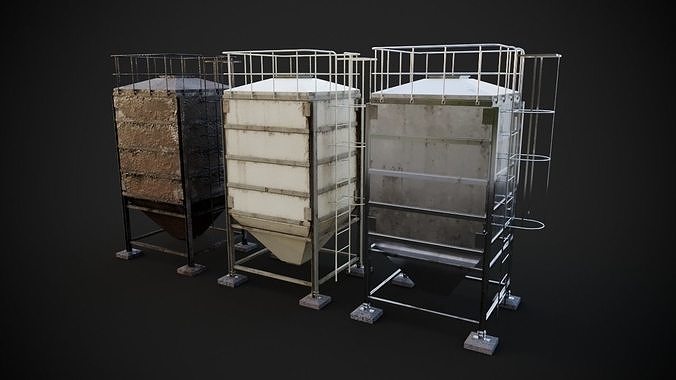 3D model Industrial dry storage VR / AR / low-poly | CGTrader