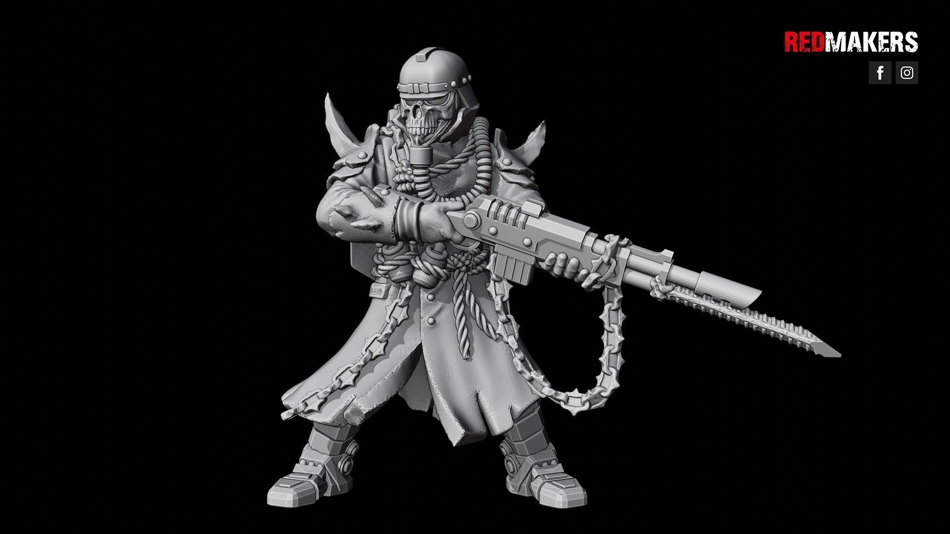 Renegade Death Squad - Heretics 3D model 3D printable | CGTrader