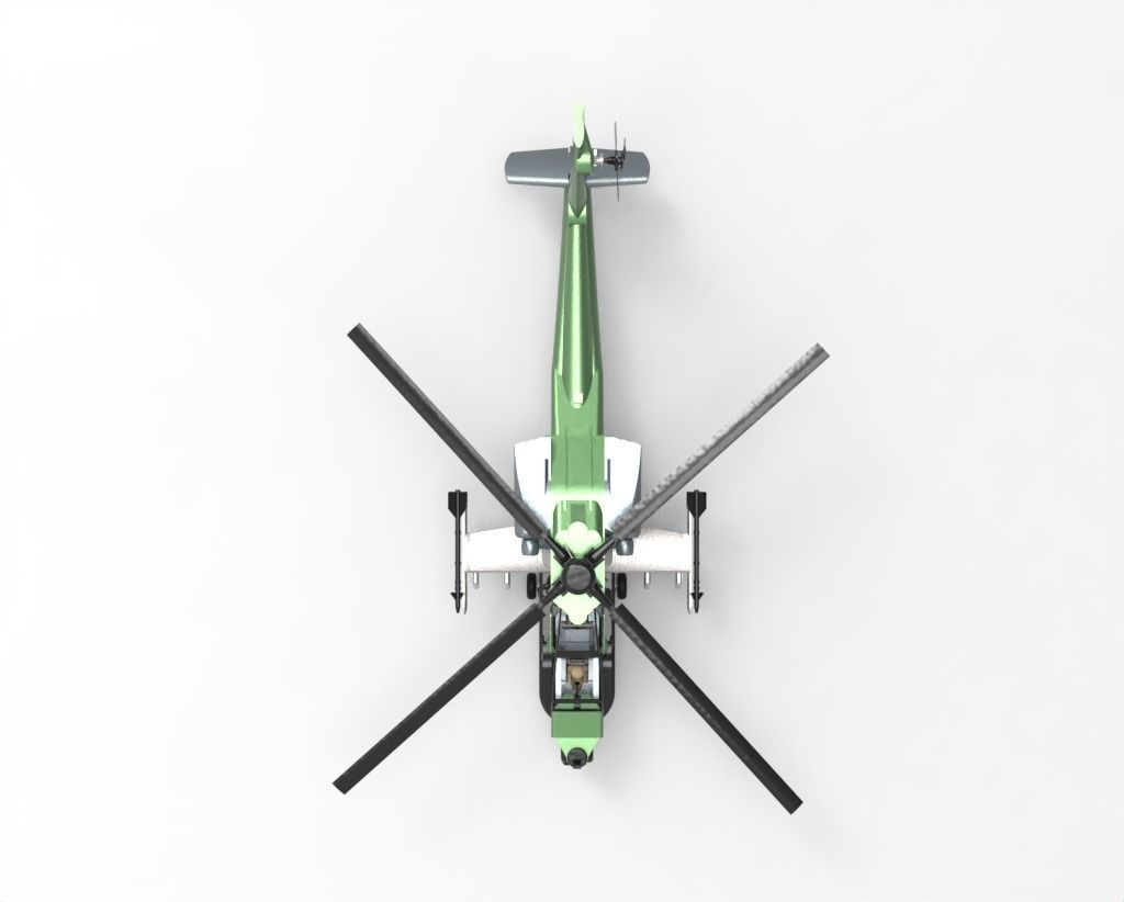 RC Apache Attack Helicopter Design 3D Printer Model 3D model 3D ...