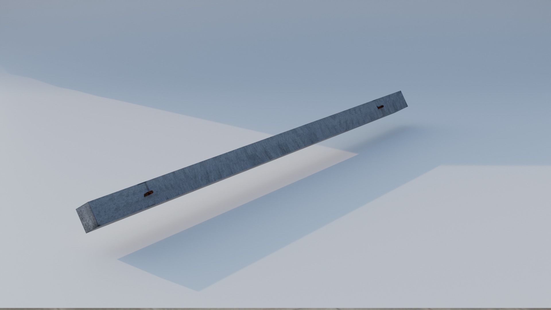 3D model Concrete fence post VR / AR / low-poly | CGTrader