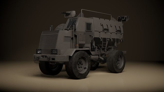 3D model BTR-Buffel VR / AR / low-poly | CGTrader