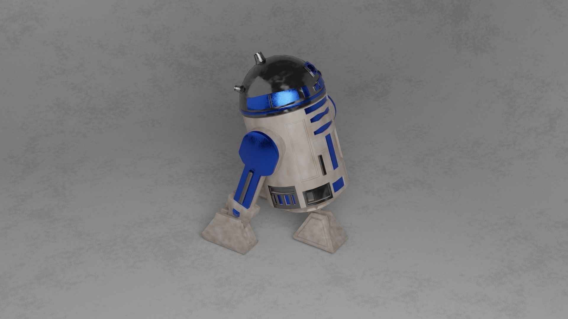 3D model R2-D2 rigged 3d model VR / AR / low-poly | CGTrader