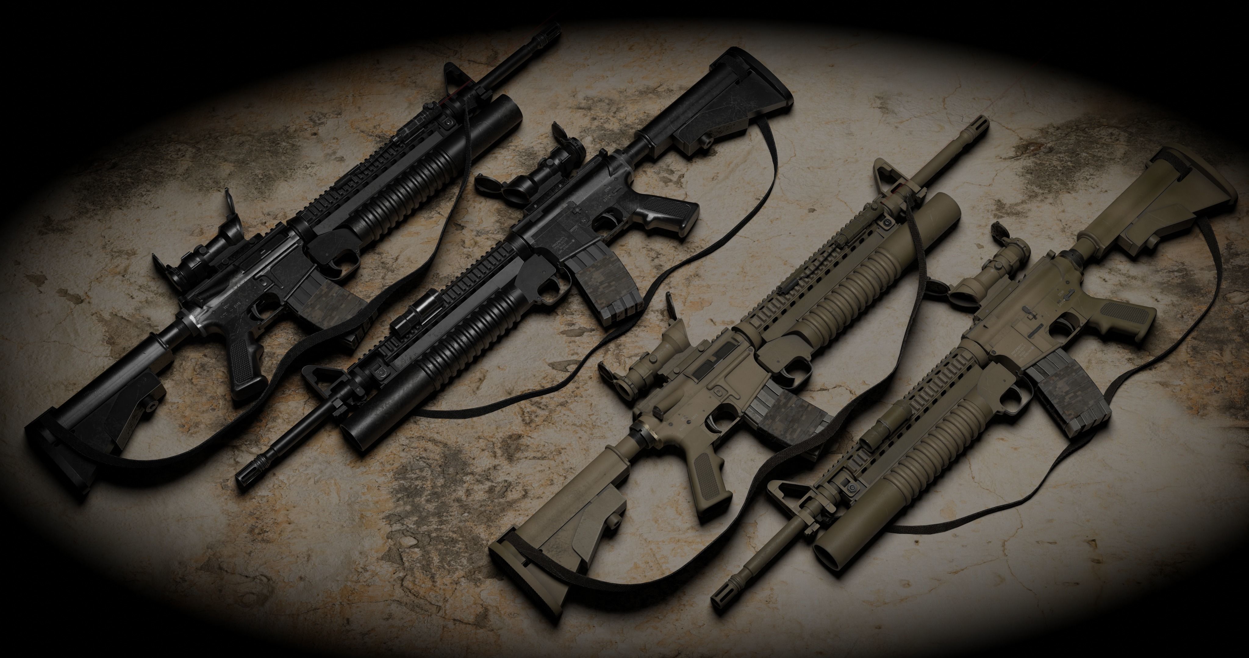 3D model M4A4 and other VR / AR / low-poly | CGTrader