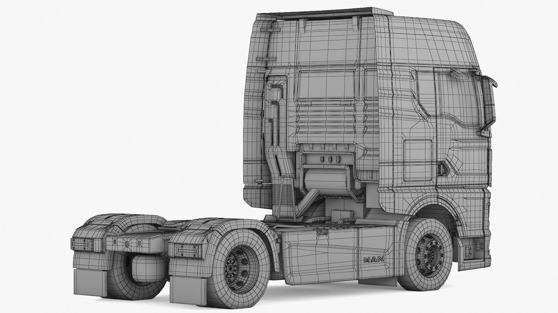 Man TGX 2021 3D model | CGTrader