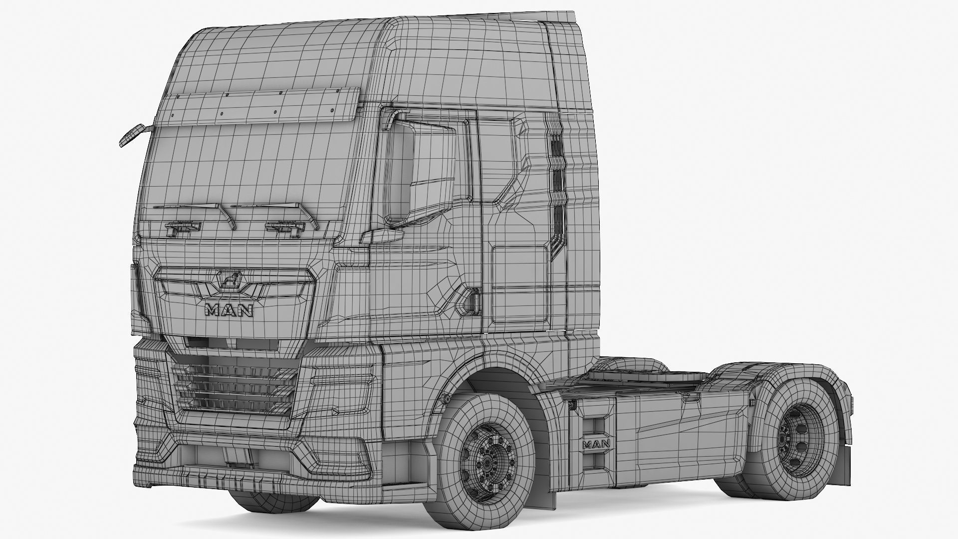 Man TGX 2021 3D model | CGTrader