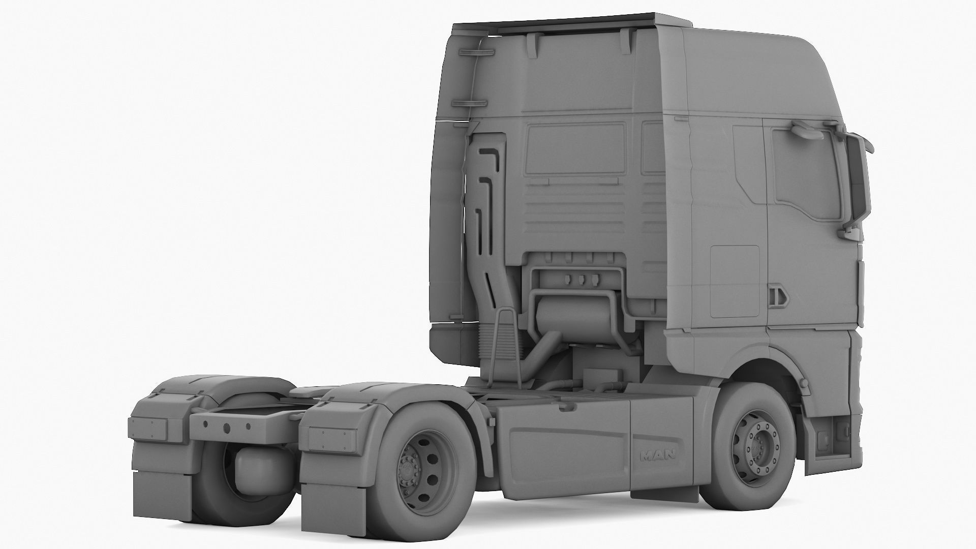 Man TGX 2021 3D model | CGTrader
