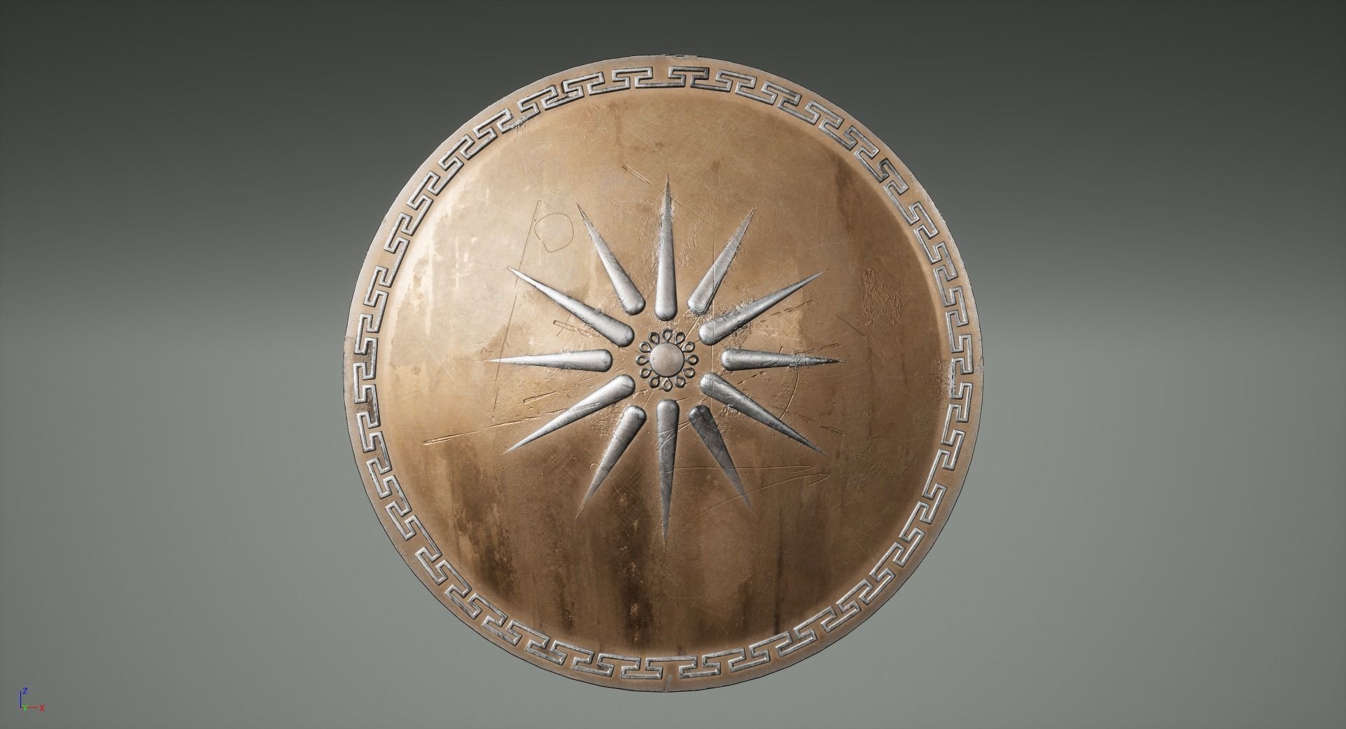 3D model Historic Greek Shields VR / AR / low-poly | CGTrader