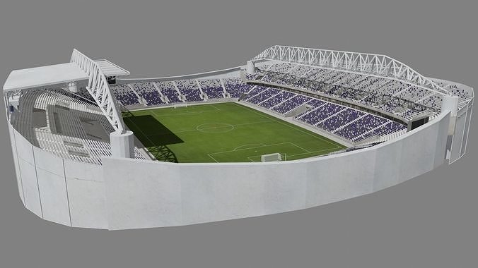 3D model Bloomfield Stadium Tel-Aviv Israel VR / AR / low-poly | CGTrader