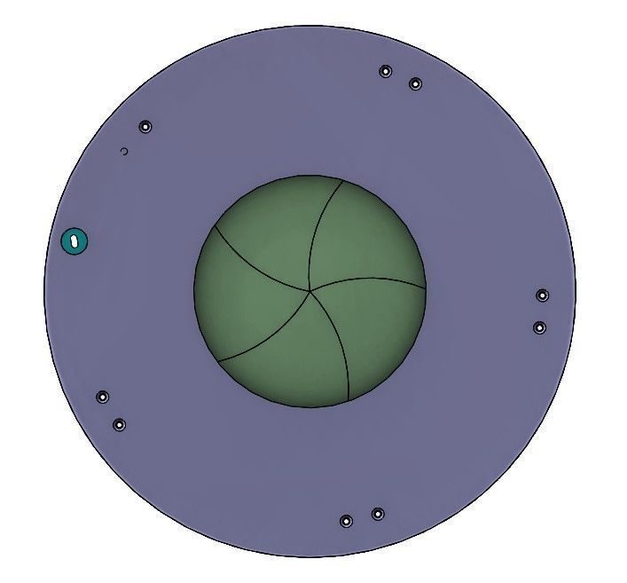 3DP5BLROD70A Mechanical Iris shutter diyidea mechanism aperture 3D model 3D printable | CGTrader