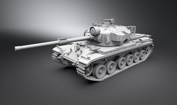 Centurion Mk5 Scale model 3D model 3D printable | CGTrader