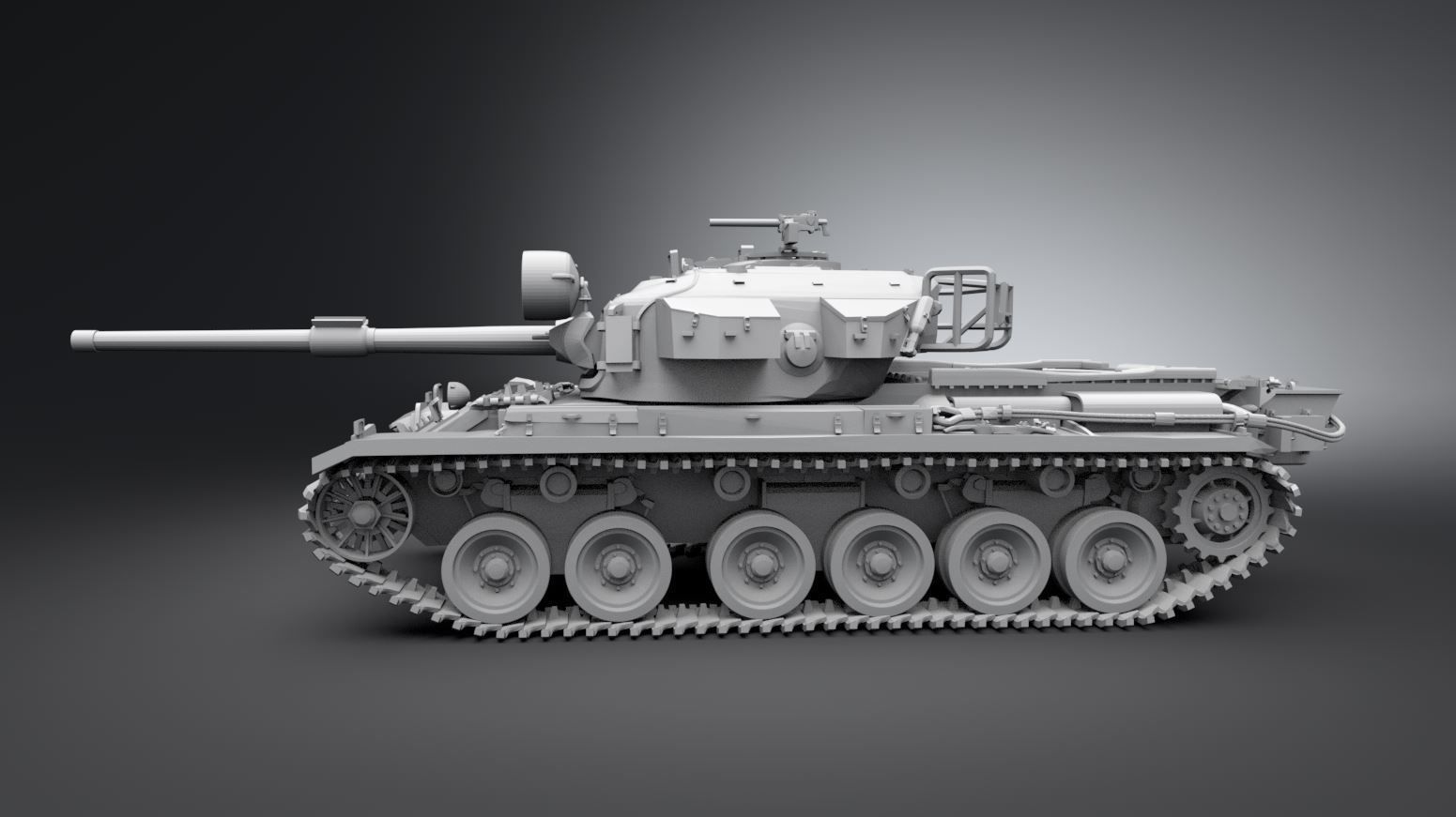 Centurion Mk5 Scale model 3D model 3D printable | CGTrader