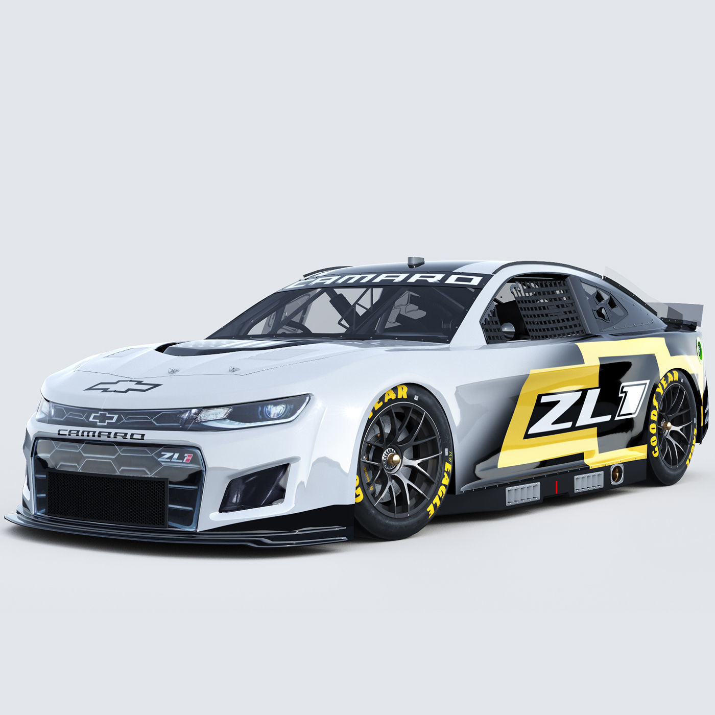 Chevrolet Camaro Nascar NextGen 2022 Template 3D model | CGTrader