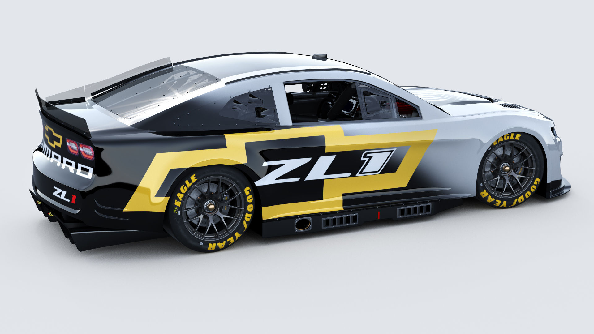 Chevrolet Camaro Nascar NextGen 2022 Template 3D model | CGTrader