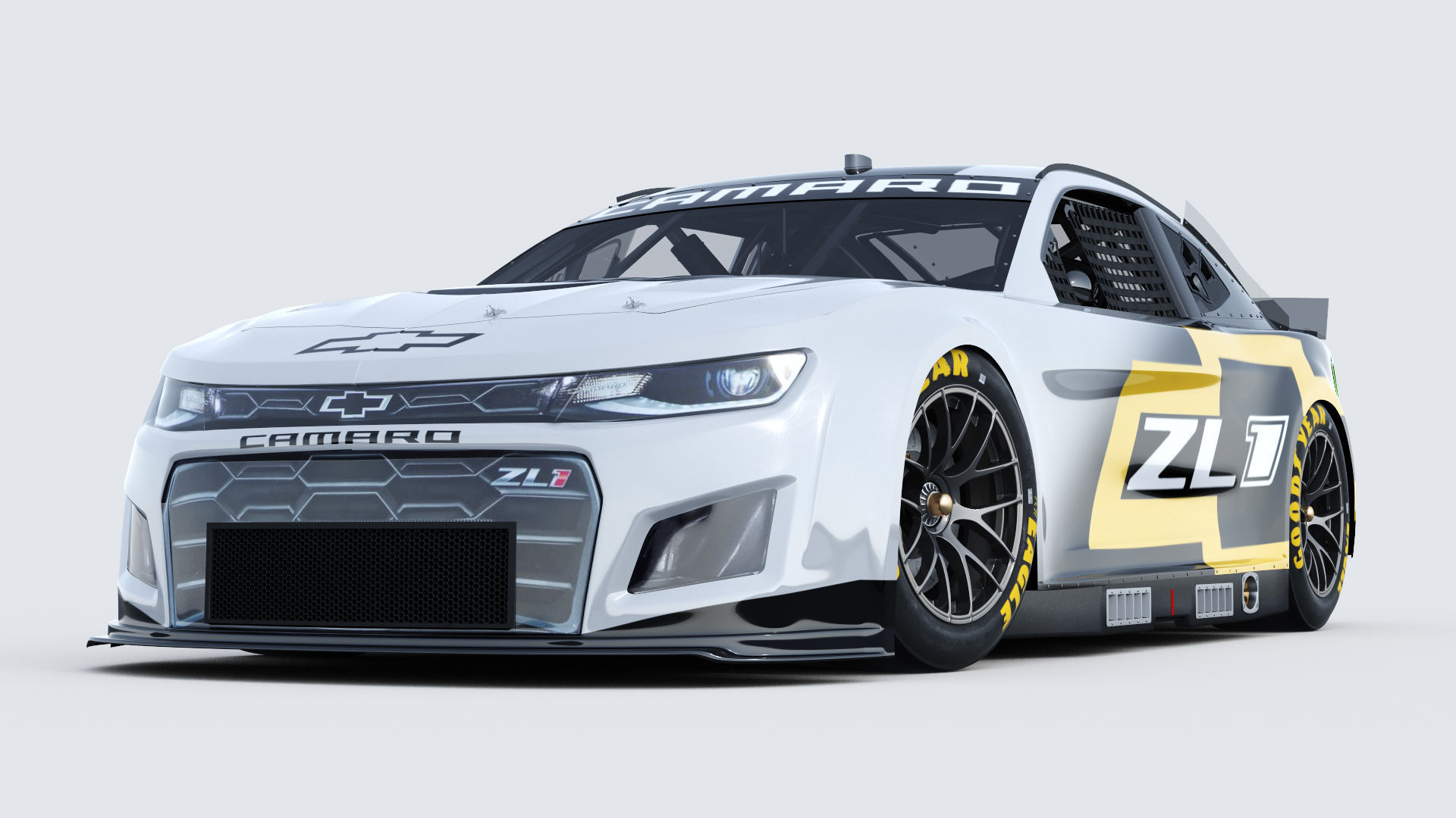 Chevrolet Camaro Nascar NextGen 2022 Template 3D model | CGTrader