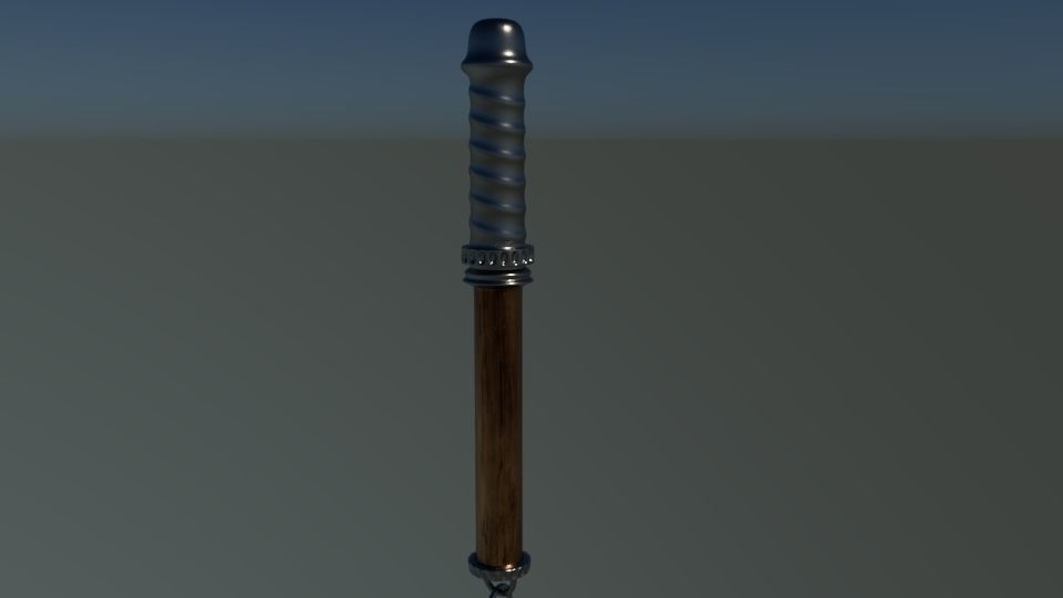 Dynamic Flail weapon 3D model animated | CGTrader
