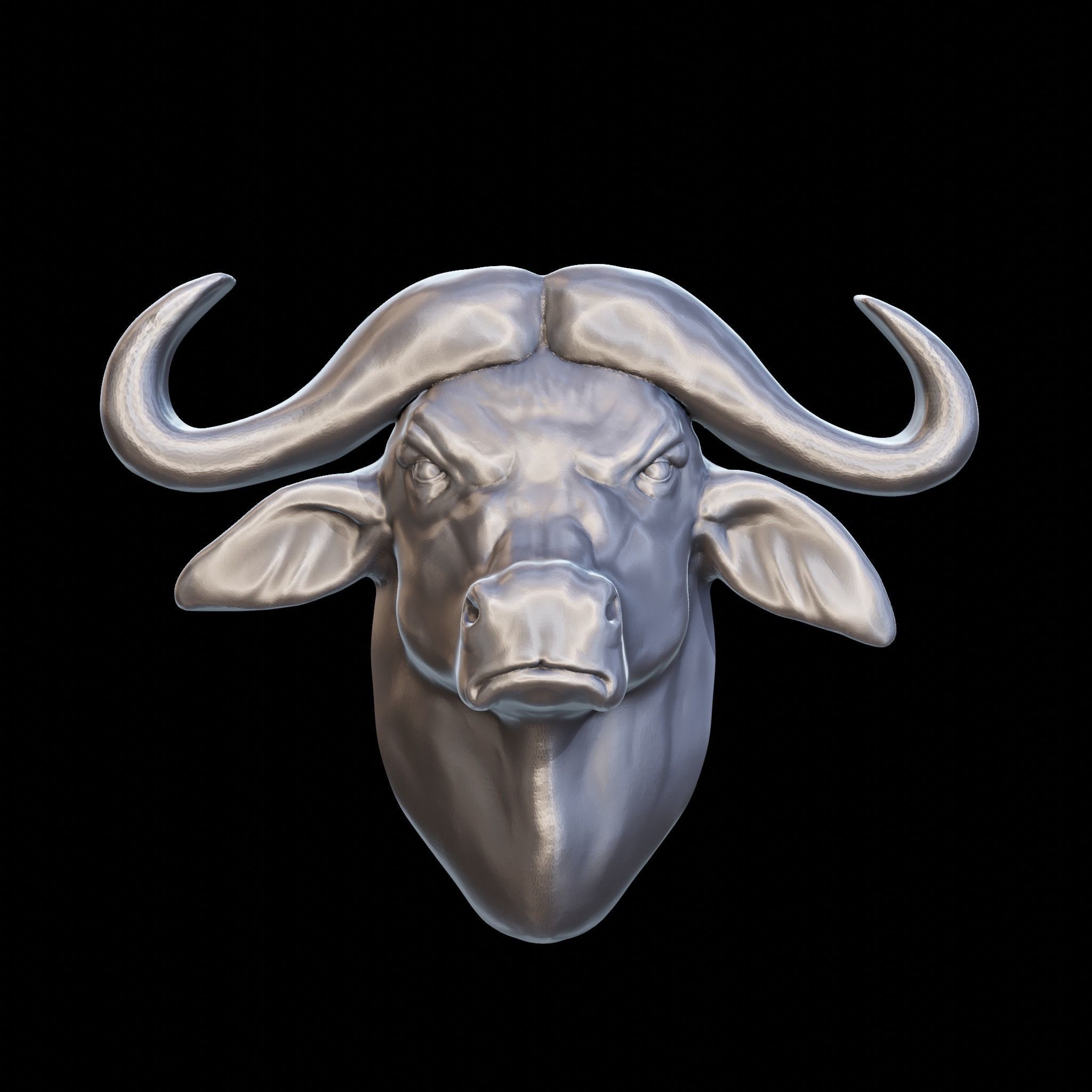 Buffalo decor 3D model 3D printable | CGTrader