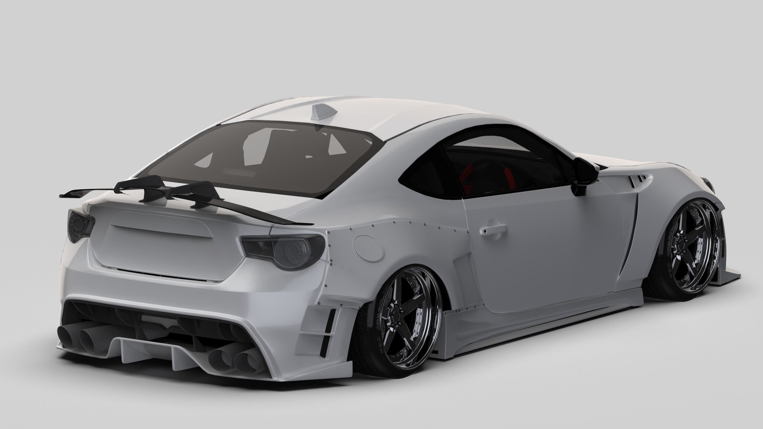 Toyota GT86 Kuhl Racing Bodykit 3D model | CGTrader