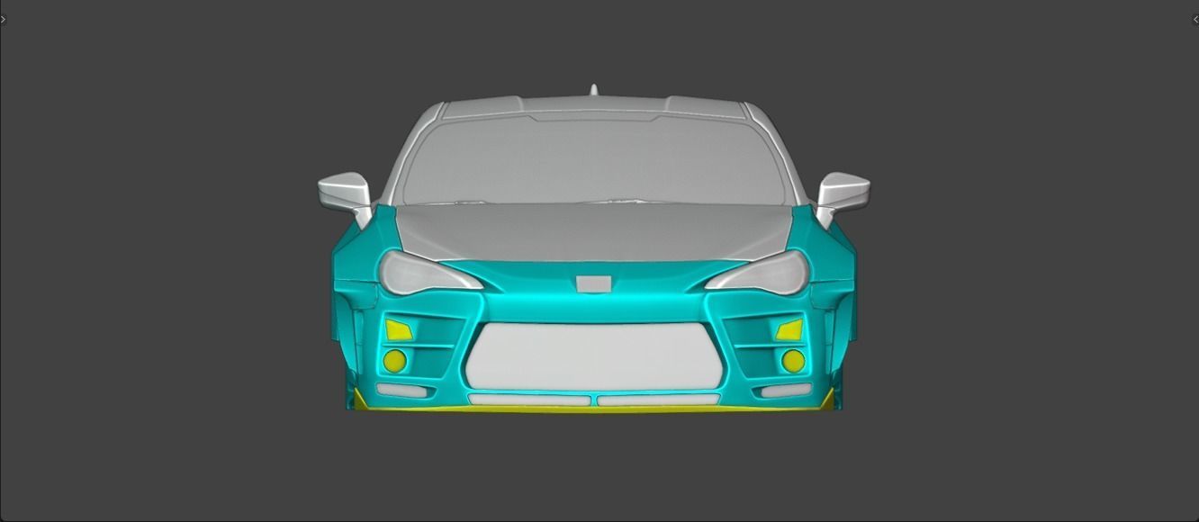 Toyota GT86 Kuhl Racing Bodykit 3D model | CGTrader