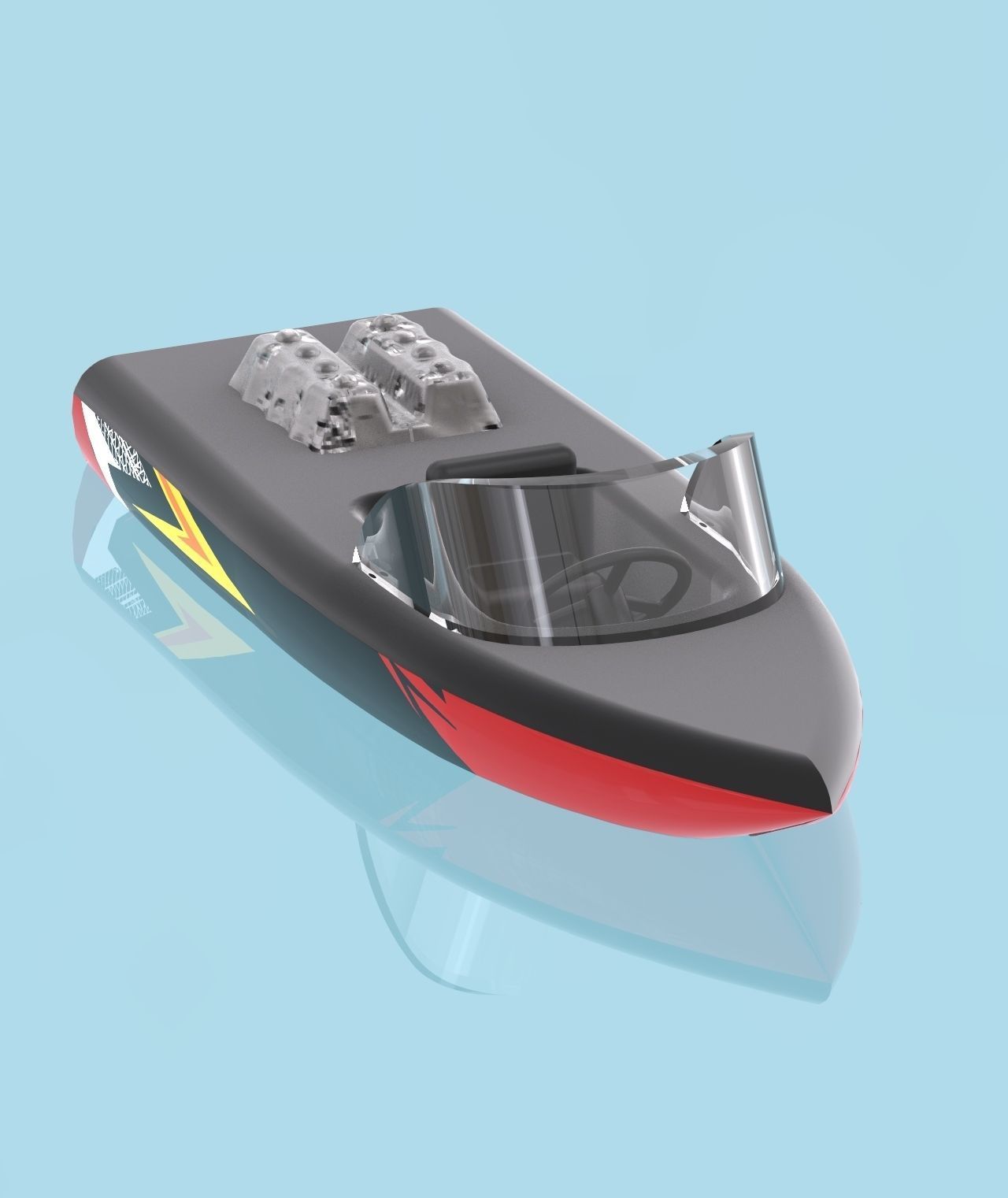 RC Boat YC Design 3D Printer Model 3D model 3D printable | CGTrader