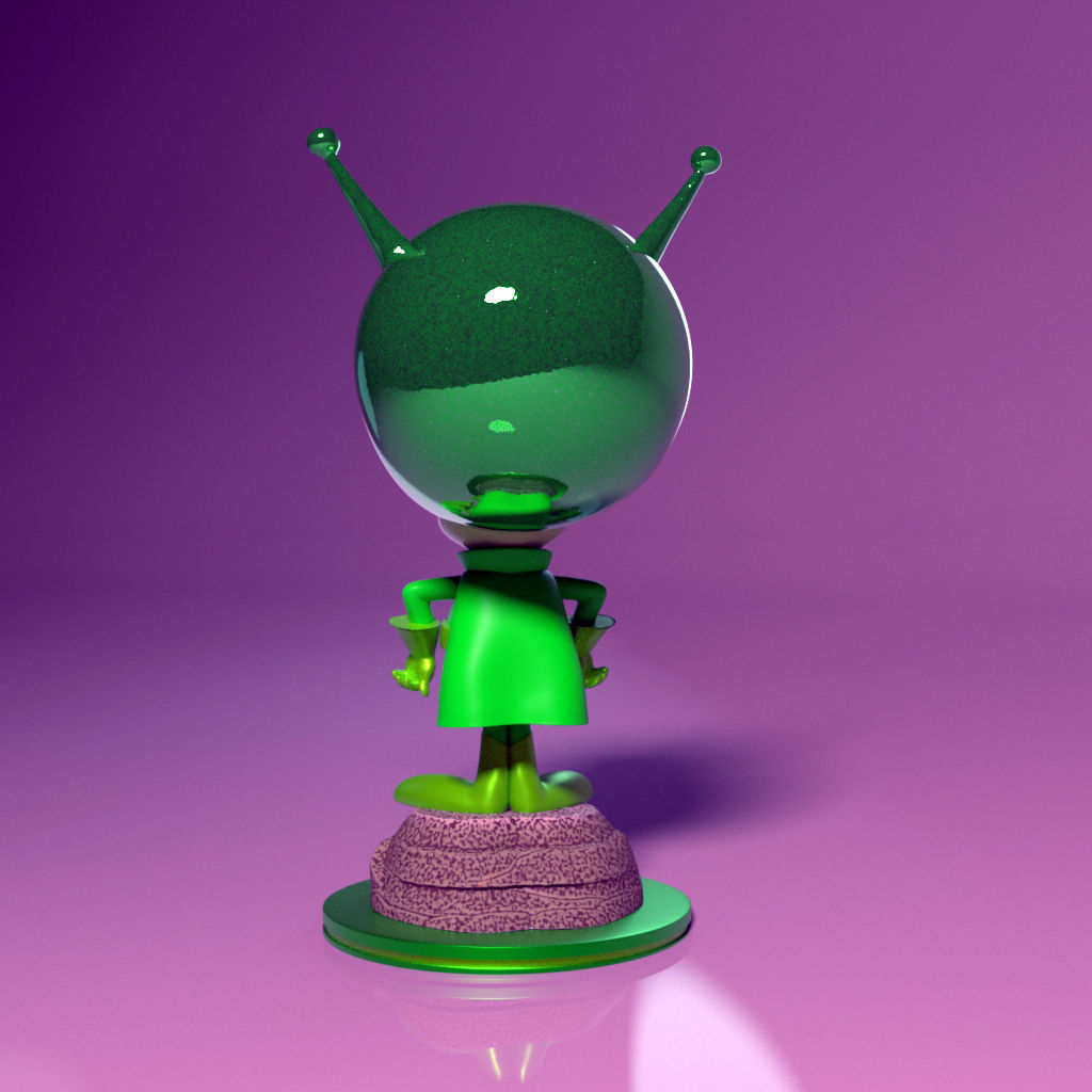 The Great Gazoo- The Flintstones Show 3D model 3D printable | CGTrader