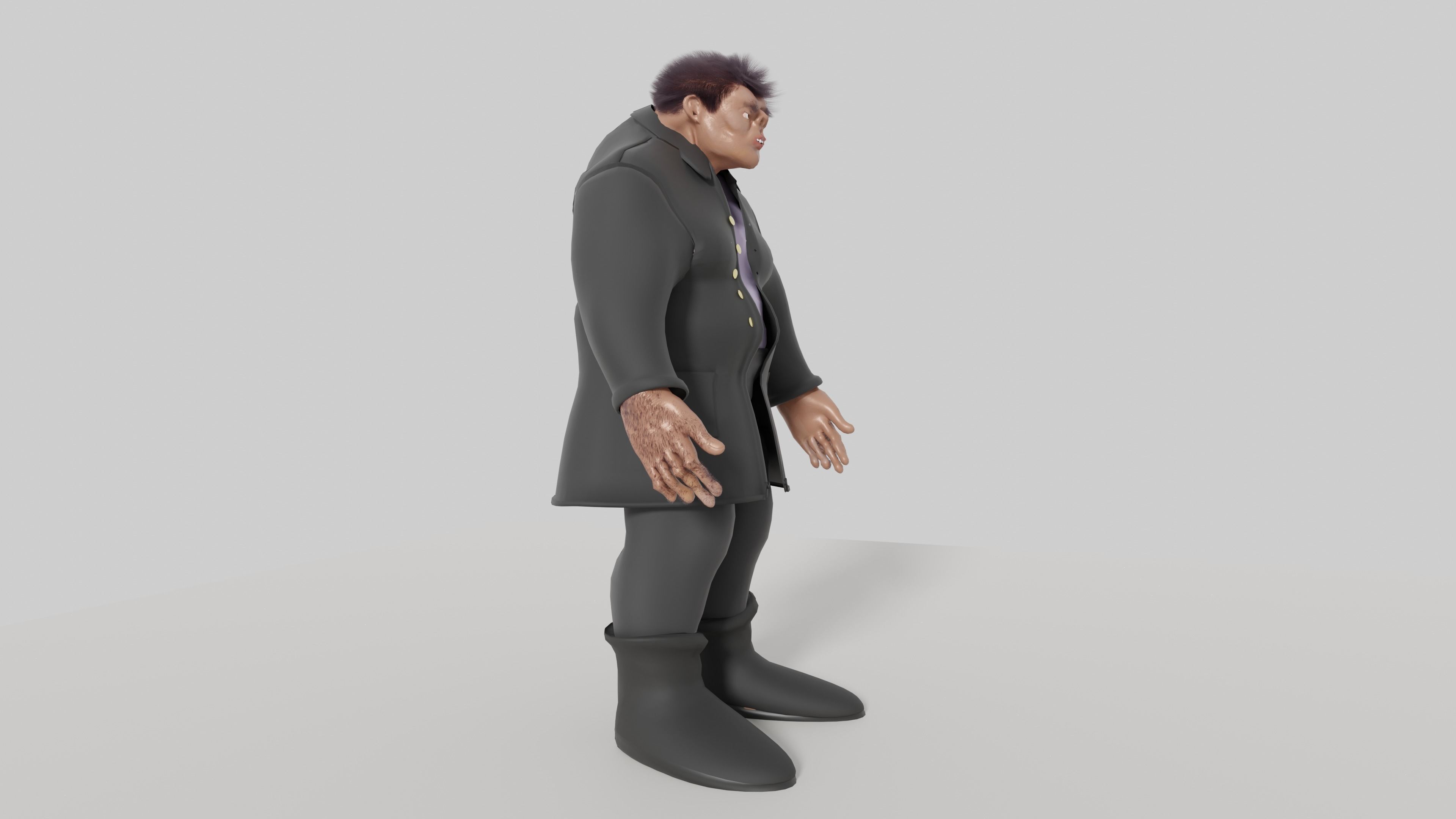 3D model Quasimodo VR / AR / low-poly | CGTrader