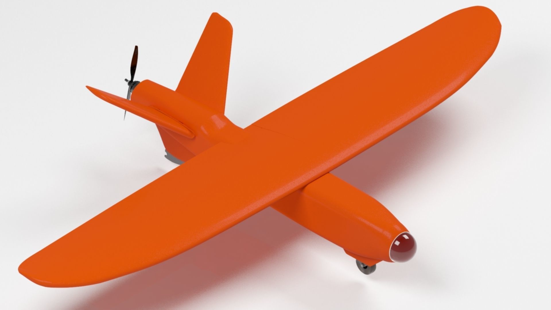 UAV Talon plane 3D model rigged | CGTrader