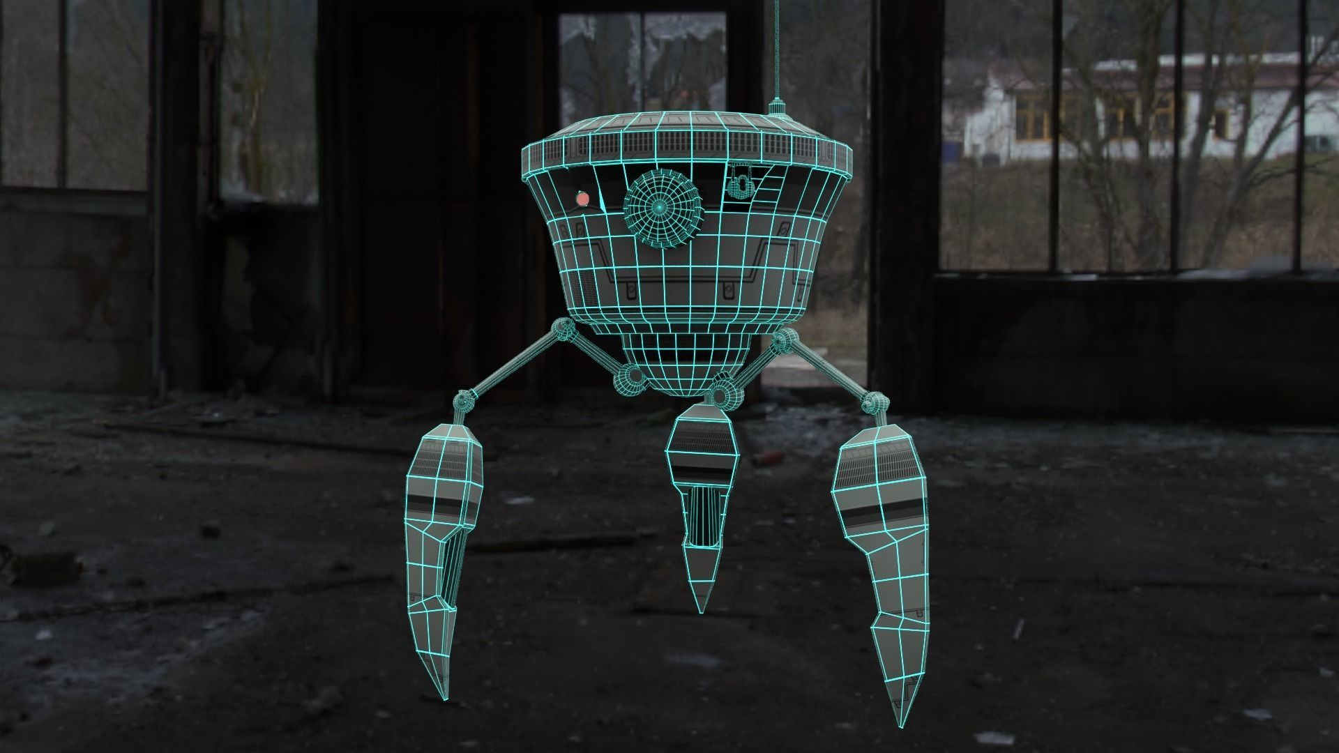 Little watchdog robot free VR / AR / low-poly 3D model rigged | CGTrader