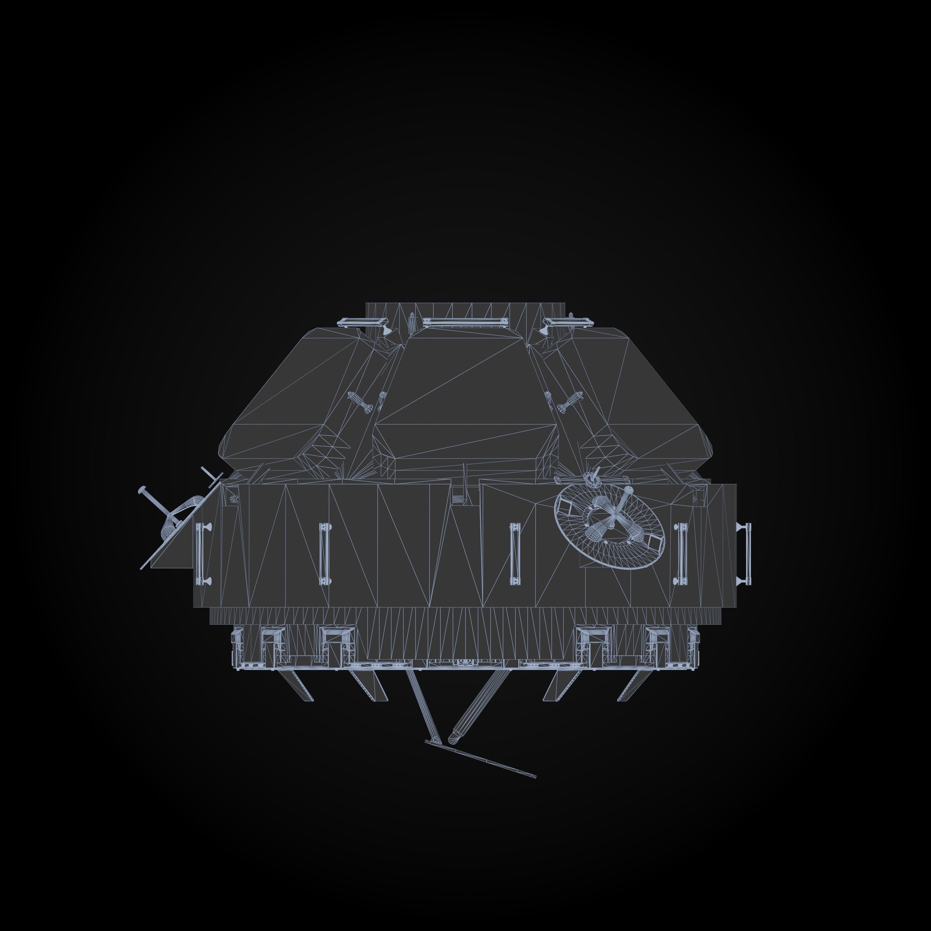 ISS Cupola module 3D model | CGTrader