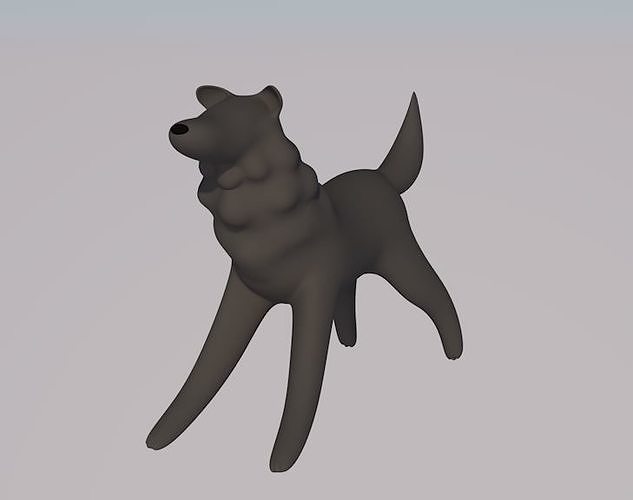 doggo dog free 3D model | CGTrader