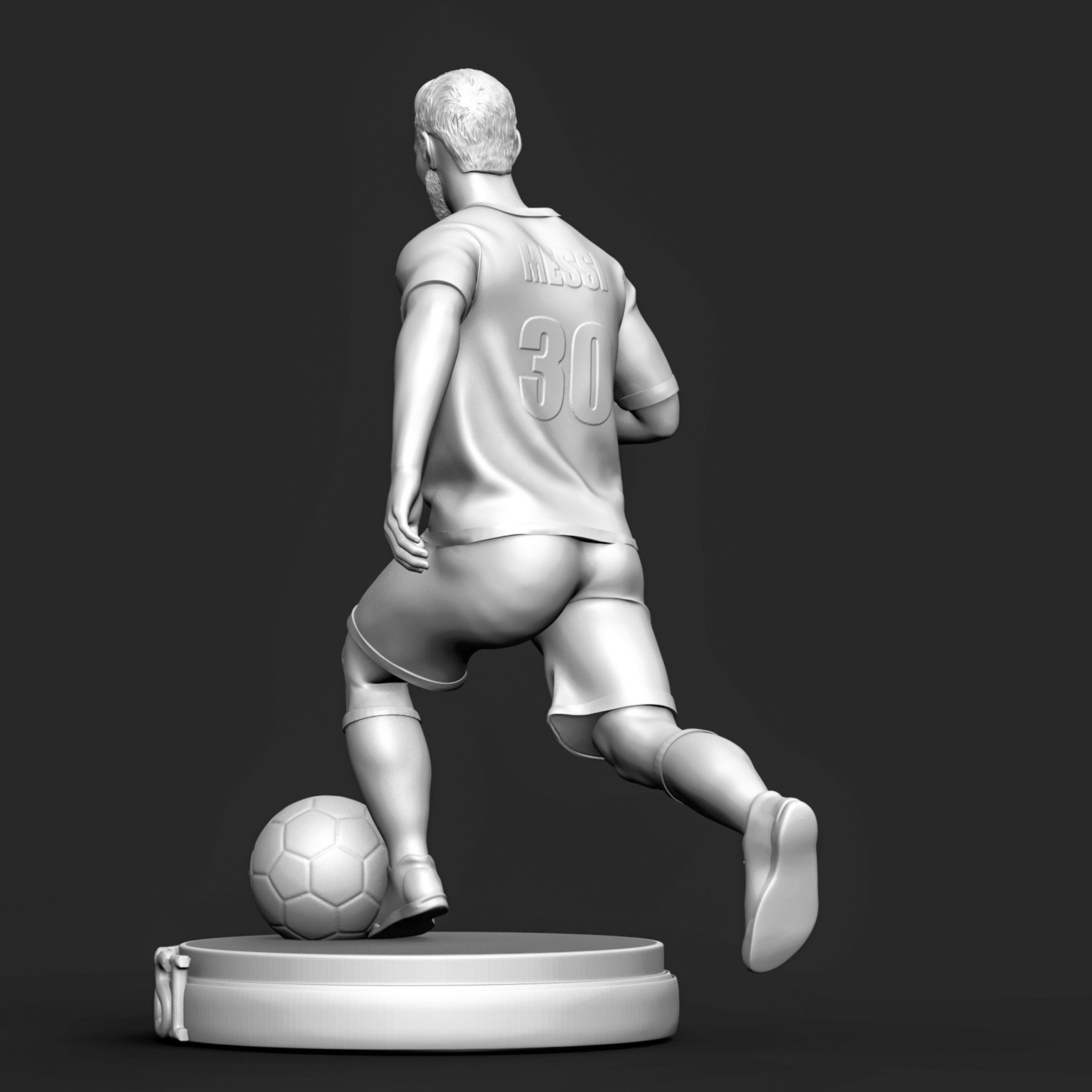 Messi 3D Printable 3S free 3D model 3D printable | CGTrader