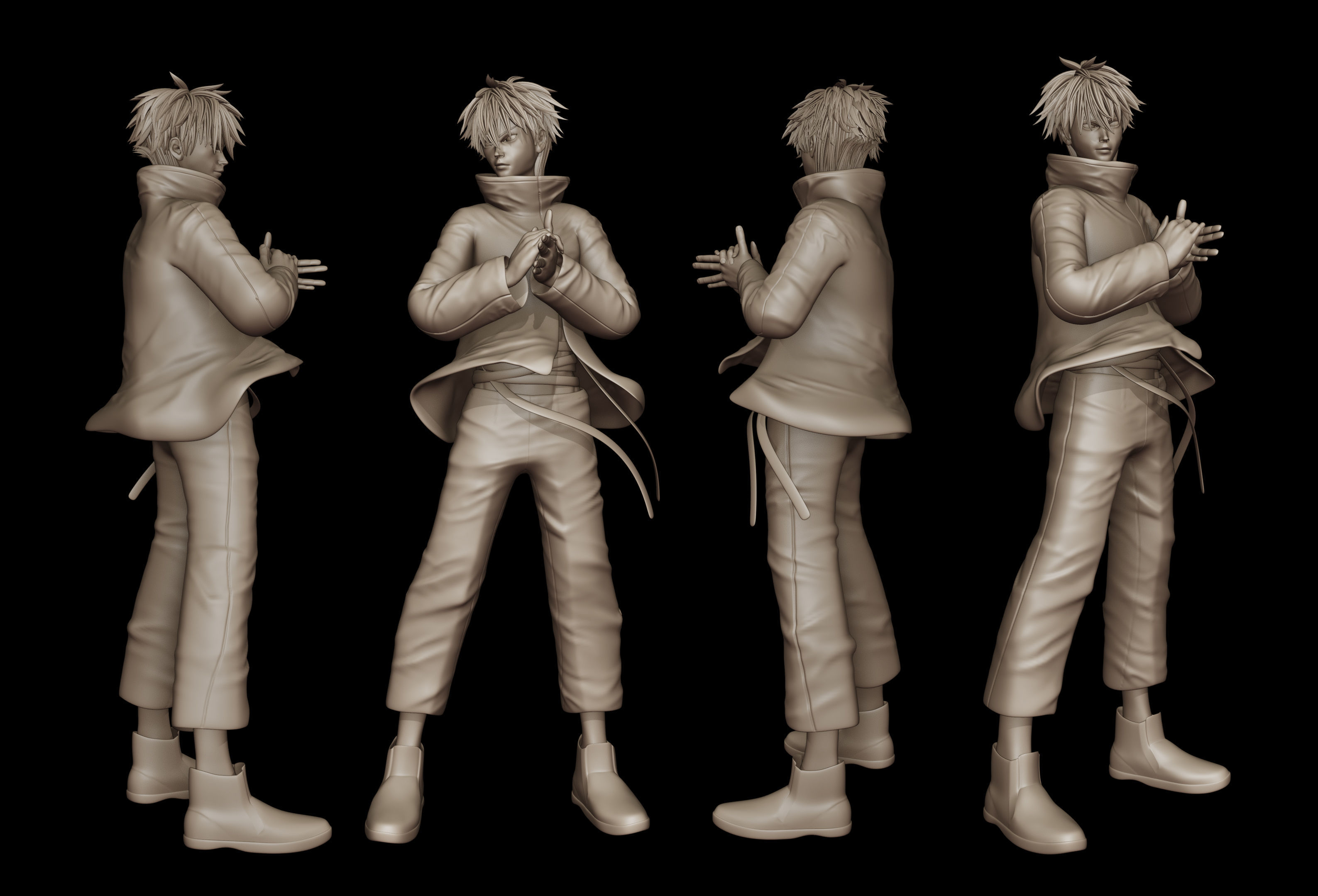 Megumi Fushiguro 3D model 3D printable | CGTrader